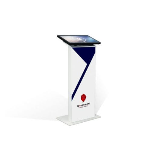 Indoor interactive kiosk - Console - DYMENSION - freestanding / with ...