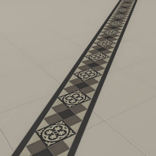 Porcelain stoneware border tile - BRISTOL - Winckelmans - for floors