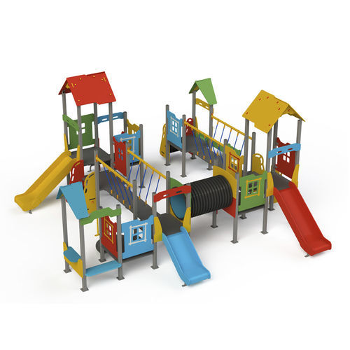 Playground play structure - GPL15 - GOTINSHTAIN EOOD - metal / HDPE ...