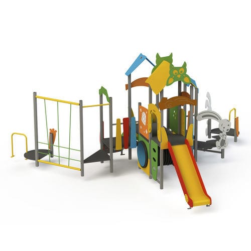 Playground structure - GFT08 - GOTINSHTAIN EOOD - metal / HDPE / modular