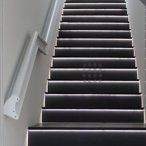 Aluminum handrail - PR-HR01-0203 - Ledpoint - polycarbonate / PMMA ...