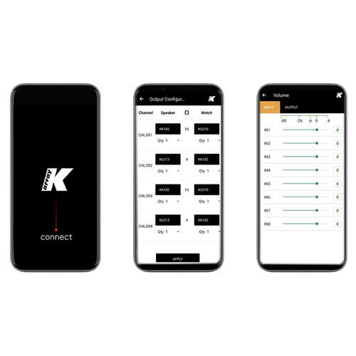 Control mobile app - K-CONNECT - K-array - audio / Android / iOS