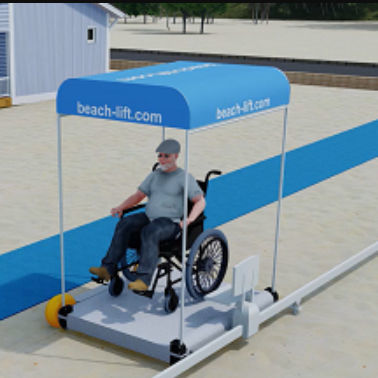 Transport platform - Beach-Lift - Abtei Lift Group - outdoor / for ...