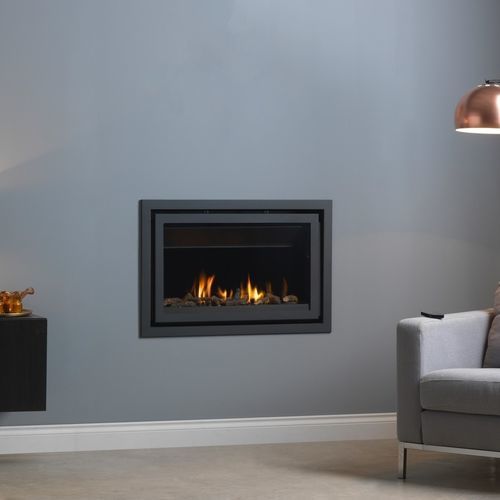 Gas fireplace - 70 Slim Line - Trimline Fires - integrated / wall ...