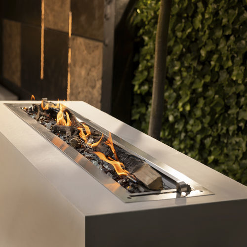 Gas fireplace - Trimline Outdoor 125 - Trimline Fires - free-standing ...