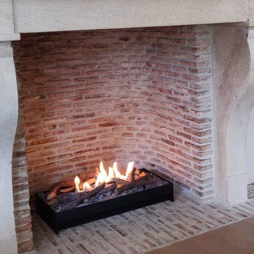 Open bioethanol hearth - BIO-O! automatic - Fire basket - Furo - 1 ...