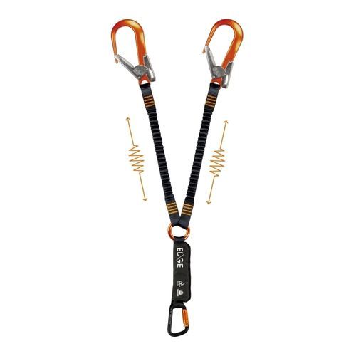 Webbing fall arrest lanyard - NHEYA - NEOFEU - double