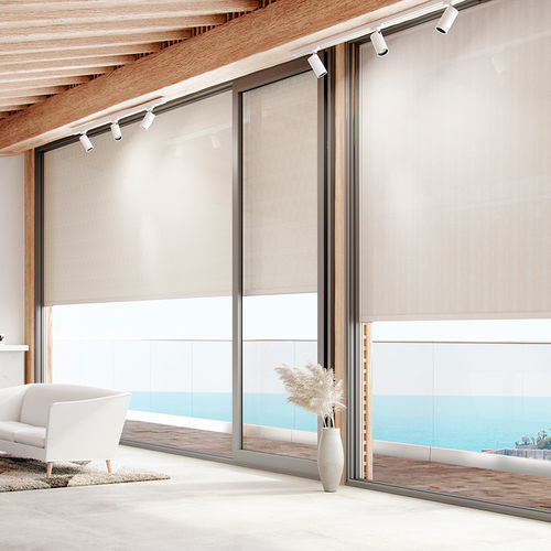 Fabric solar protection - Wind Screen - Saxun by Gimenez Ganga - for ...