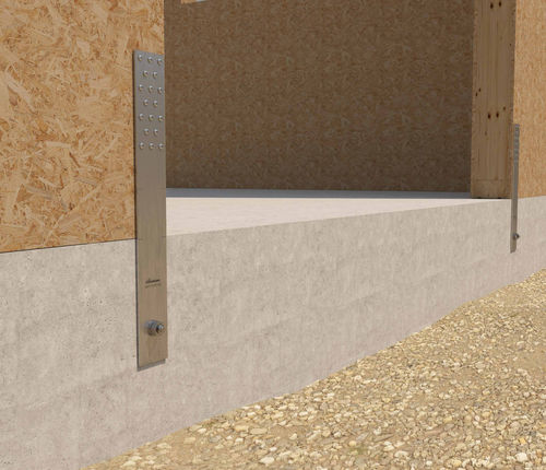 Panel fastening plate - WHT PLATE C - HOLZ TECHNIC - perforated ...