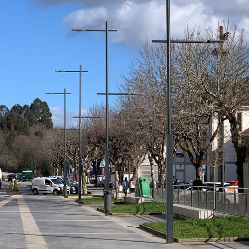 Lighting pole - TIBER - IDELNOR - galvanised steel / thermo-lacquered ...