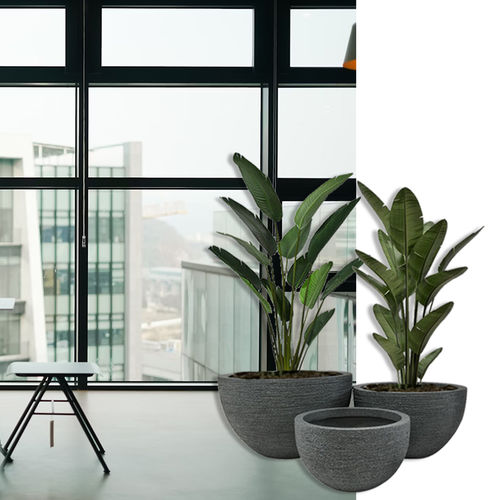 Fiberglass plant pot - RCW-4055 - Guangdong Ronglin New Material ...