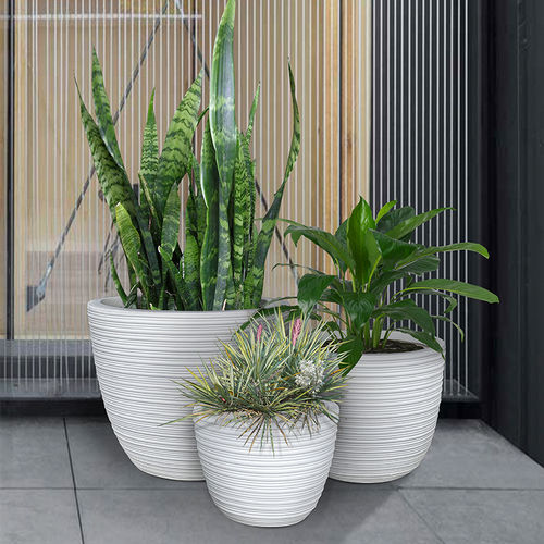 Fiberglass plant pot - RCW-4011 - Guangdong Ronglin New Material ...