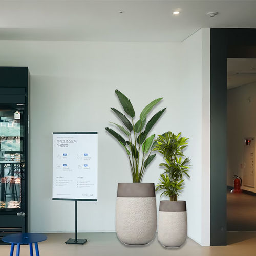 Fiberglass plant pot - RCW-4024 - Guangdong Ronglin New Material ...