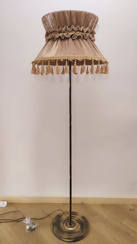 Floor-standing lamp - Sofia 05 - DelightLamps - metal / fabric / traditional