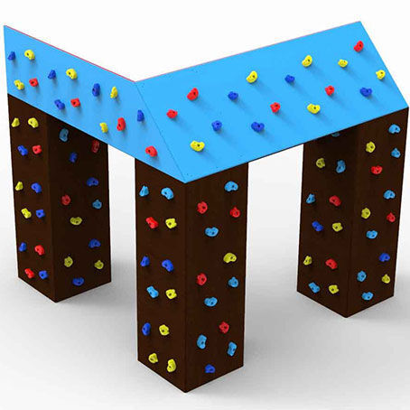 Fixed climbing wall - CUBES - Elysee - for playground / outdoor