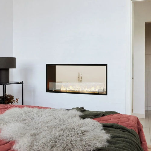 Bioethanol fireplace - Clever - Le Feu - built-in / double-sided / open ...