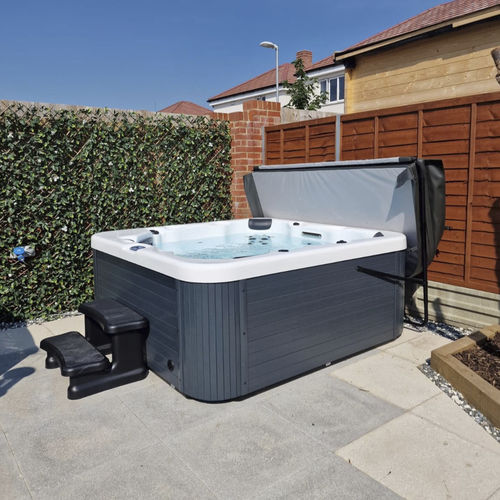 Above-ground hot tub - Eclipse - Catalina Spas - square / 6-person ...