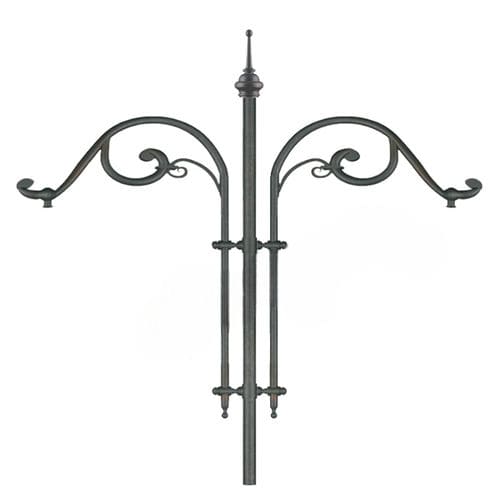 Galvanized iron lamp post arm - COD 357 - EUROCOM SRL