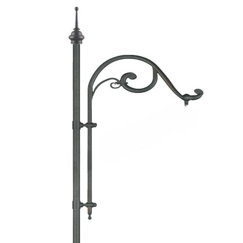 Galvanized iron lamp post arm - COD 355/A - EUROCOM SRL