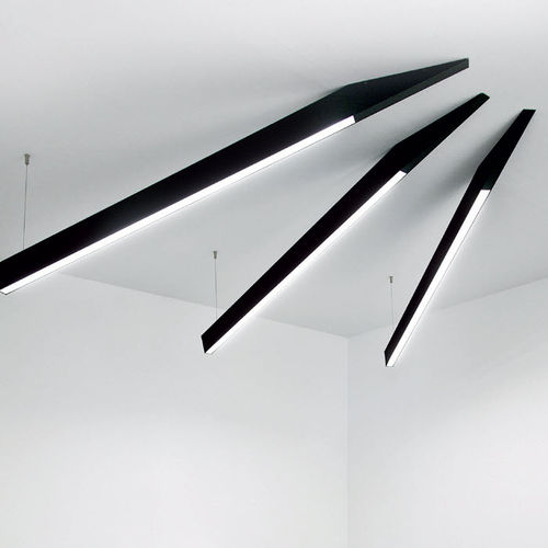 Hanging light fixture - ANGLE BEAM - DARK AT NIGHT NV - LED / linear / IP20