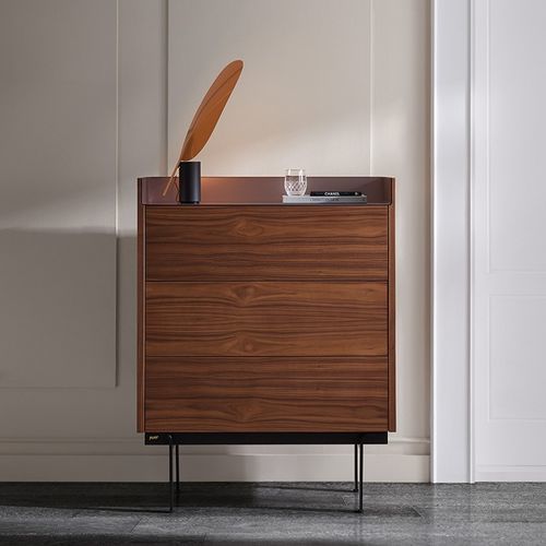 Contemporary chest of drawers - STOCKHOLM - punt mobles - oak / walnut ...