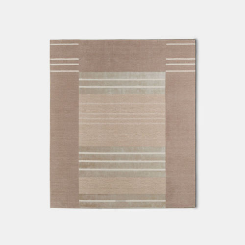 Contemporary rug - TATAMI - MDF Italia - striped / wool / bamboo