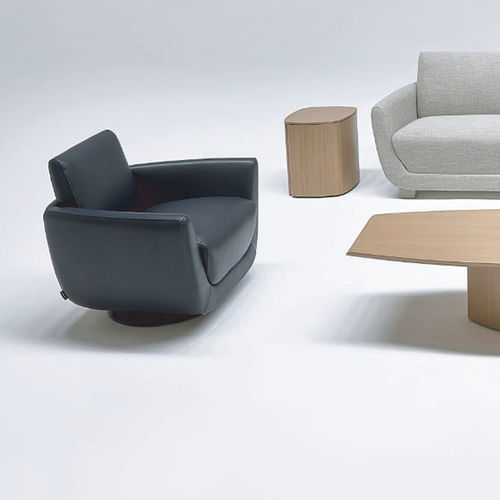 Modern table - ROWAN OCCASIONAL - Nienkamper - wood / wooden base / rectangular