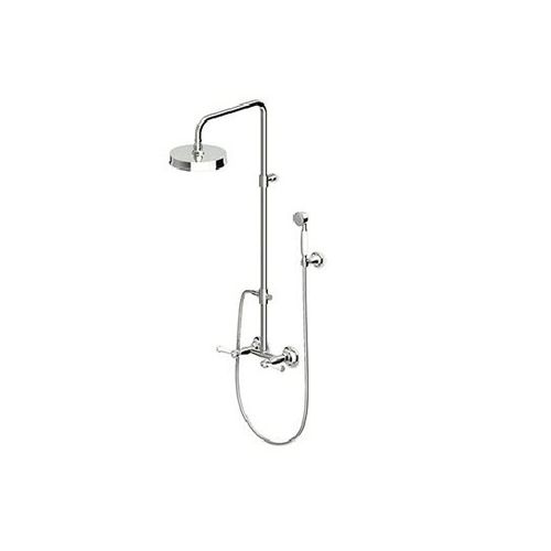Brass shower column - ZAM860 - ZUCCHETTI - wall-mounted / classic ...
