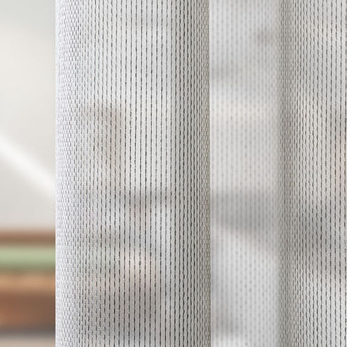 Plain sheer curtain fabric - CORSICA - Vescom - polyester / washable ...