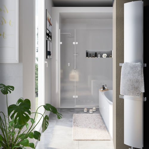 Electric towel heater/radiator - COLONNA - AD HOC - hot water / 0...500 ...