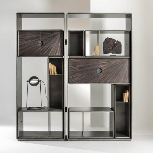 Free-standing bookcase - Talento - LAURAMERONI - modular / contemporary ...