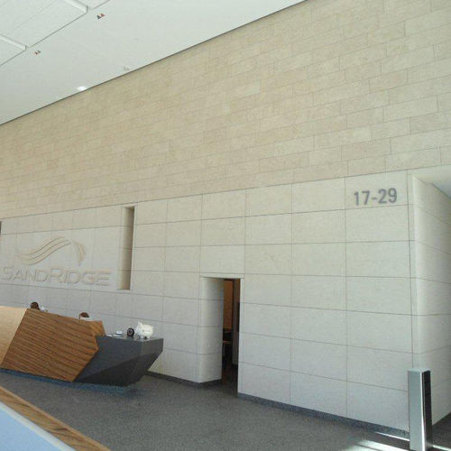 Natural stone wall cladding - Stone panels - interior / natural finish ...