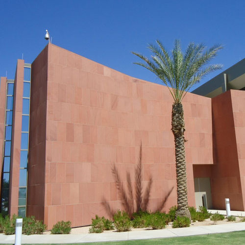 Panel cladding - STONELITE® : MULTICOLOR RED - Stone panels - granite / sustainable / textured