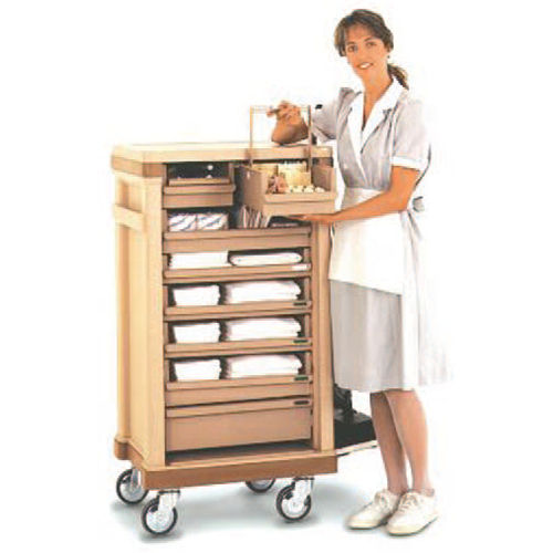 Hotel trolley - Minibar Systems - stainless steel