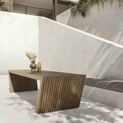 Contemporary table - PROJECT 08 - MODULNOVA - wooden / wooden base ...