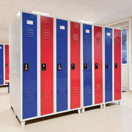 Steel locker - SALISSANTE - FRANCE EQUIPEMENT - key / combination / for ...