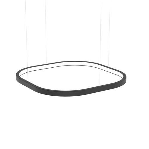 Hanging light fixture - LOOP - Martinelli Luce Spa - LED / square / IP20