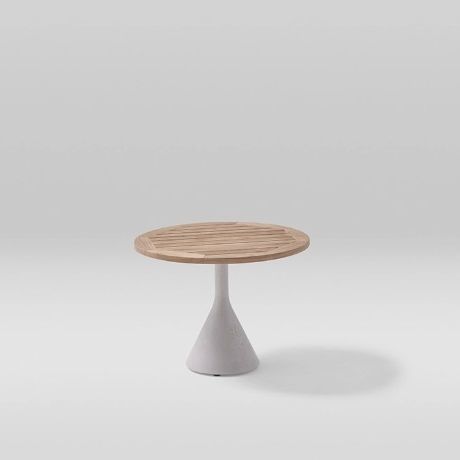 Contemporary coffee table - NECK - POINT - painted aluminum / porcelain ...