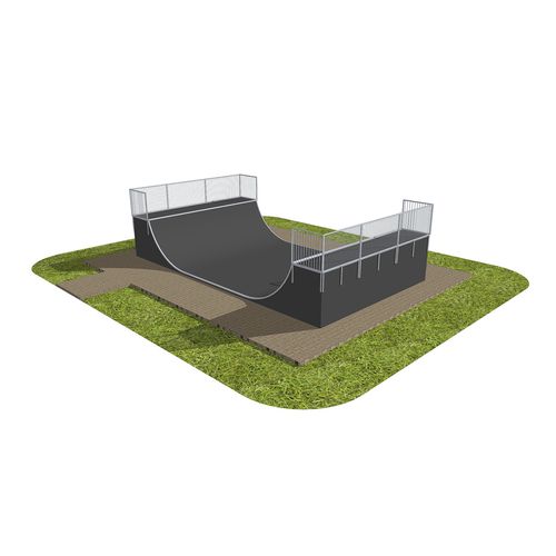 Wooden mini ramp - MODULAR : 141218 - Techramps - skatepark