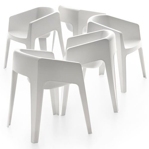 Contemporary chair - TOTOTO - MAXDESIGN - outdoor / polypropylene / stackable
