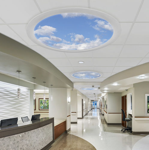 Sky ceiling LED panel - APERTURE ™ - Sky Factory