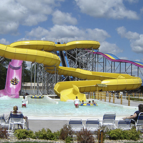 Curved slide - FAMILY RAFT RIDE - WhiteWater - for water park ...