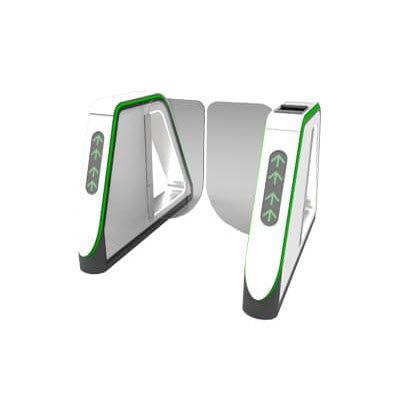 Access control speed gate - ONE-WAY - Manusa - glass / security ...