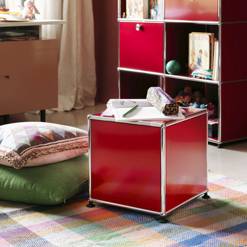 Contemporary side table - USM Haller - USM Modular Furniture - metal ...