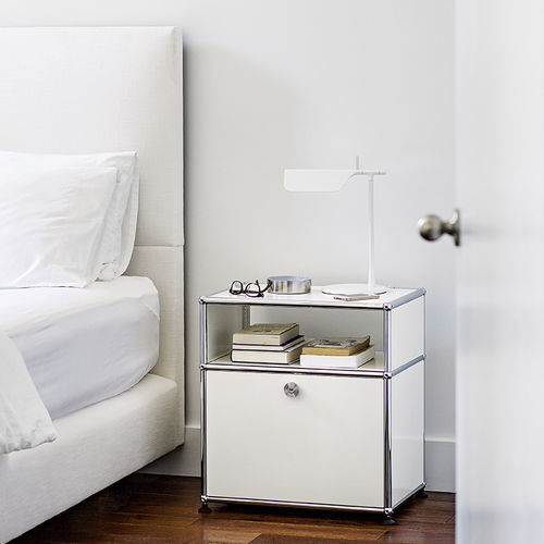 Contemporary bedside table - USM Haller - USM Modular Furniture - metal ...