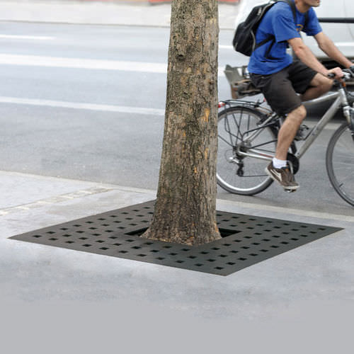 Square tree grate - MEMPHIS - AREA - steel