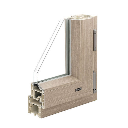 PVC window profile - BASIC73 - Nusco - acoustic / thermally-insulated