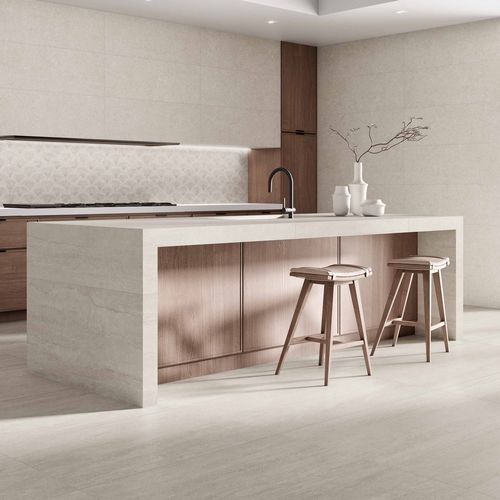 Ceramic tile - CORALINA - Roca Tile - stone / indoor / bathroom