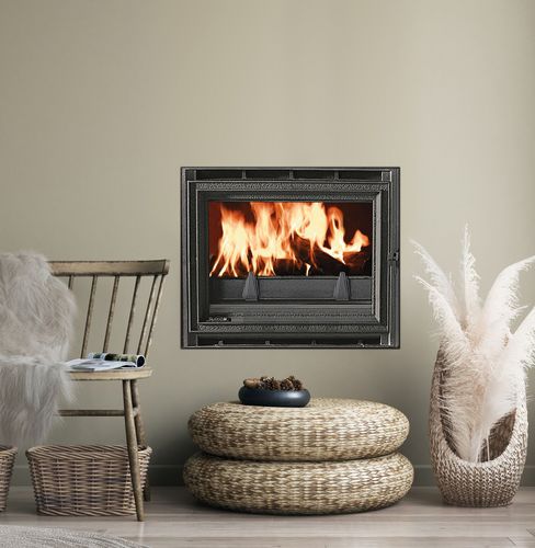 Wood-burning fireplace insert - TERTIO 76 - SUPRA FRANCE - steel ...