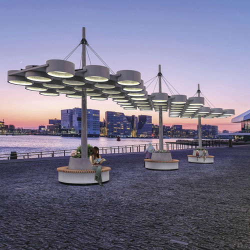Public space shade structure - ECLIPSE - Streetlife